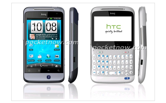 Images: Upcoming HTC phones with dedicated Facebook button surfaces