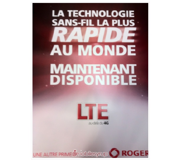 More confirmation that Rogers LTE network in Montreal is on the verge ...