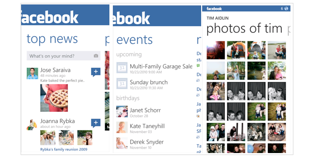 Facebook app for Windows Phone updated to version 2.2, supports Mango ...