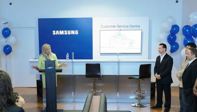 Samsung opens Ontario's first walk-in Customer Service Centre in ...
