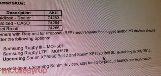 Bell launching Sonim Bolt 2 and Sonim Bolt SL in July - MobileSyrup