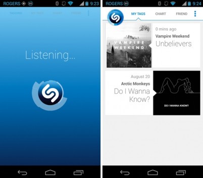 Shazam rolls out new Android version, overhauls interface and adds ...
