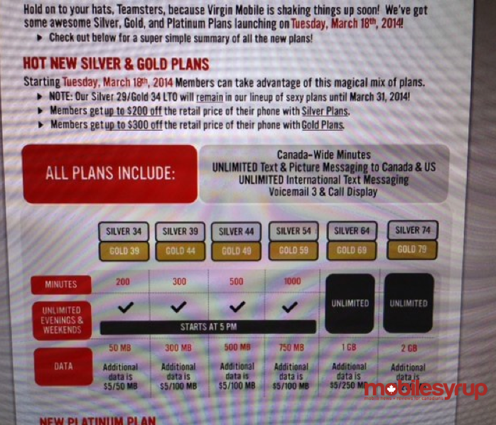 Update: Virgin unveiled new monthly plans today - MobileSyrup