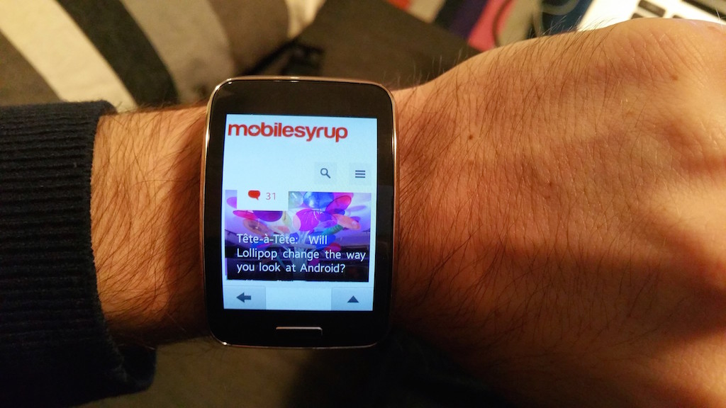Samsung Gear S: I browsed the web on my wrist and kind of liked it ...