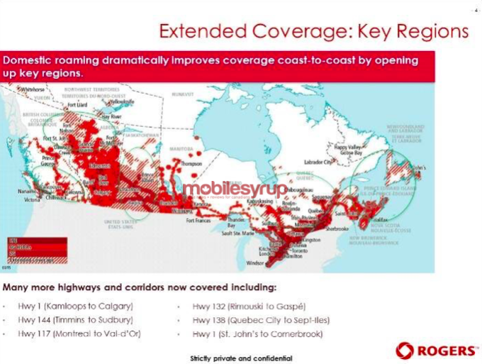Rogers launching Domestic Roaming on March 4th. Here's the coverage map ...