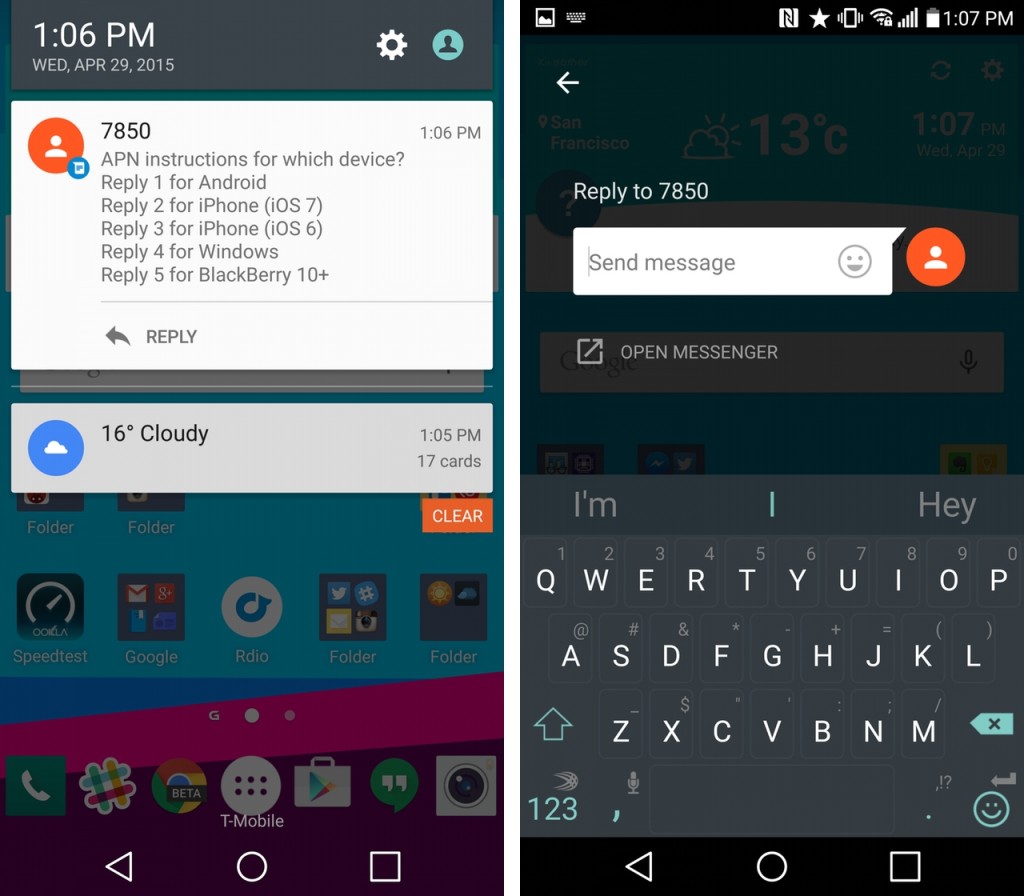 Google's Messenger app now supports quick replies - MobileSyrup