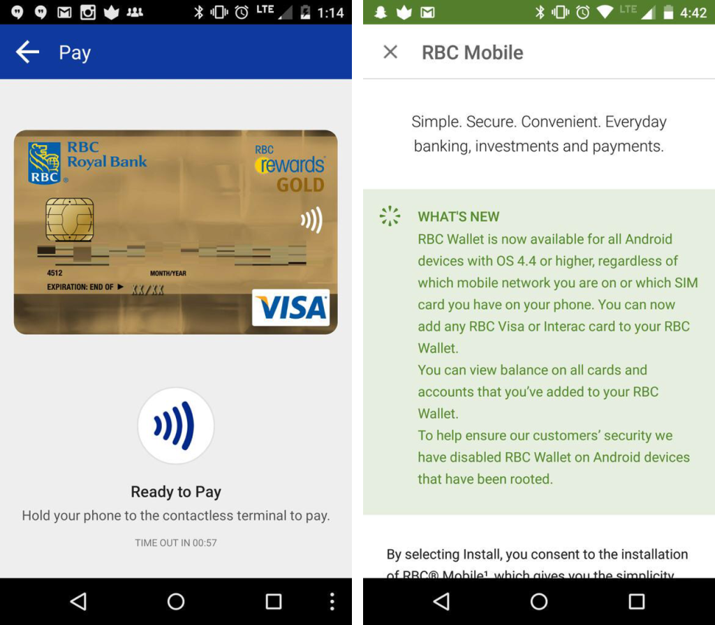 RBC expands mobile payment support to all Android phones running KitKat ...