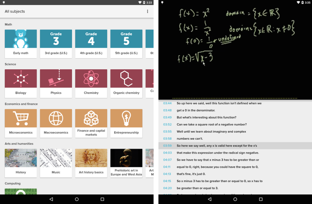Khan Academy Android app now available to everyone - MobileSyrup