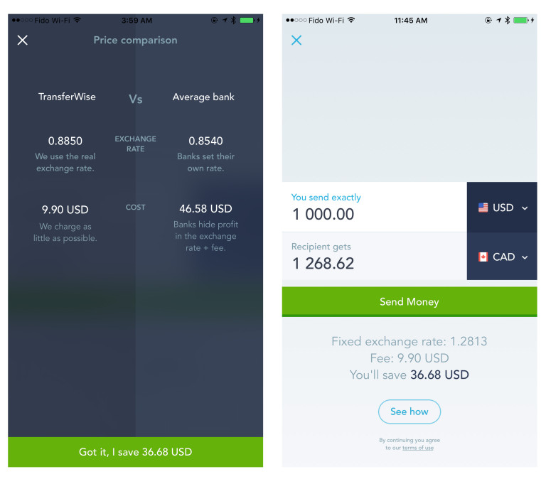 TransferWise app launches in Canada, takes on big banks on currency ...