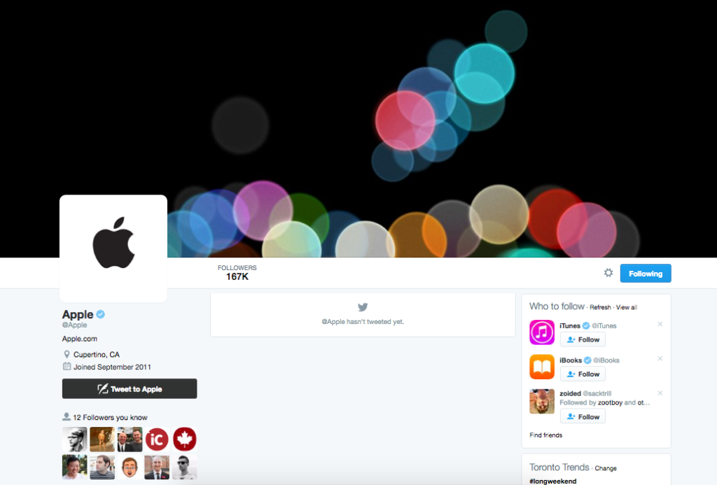 Apple's Twitter account has come to life for the first time - MobileSyrup