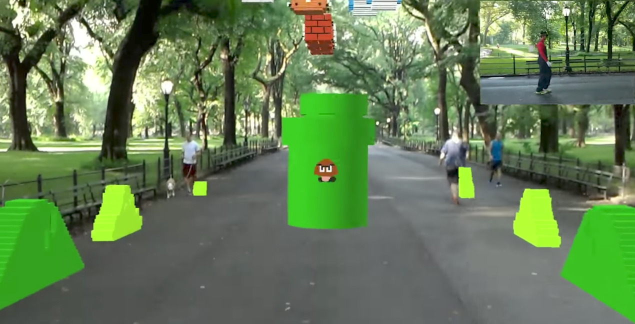 This HoloLens Super Mario AR demo puts you inside the game