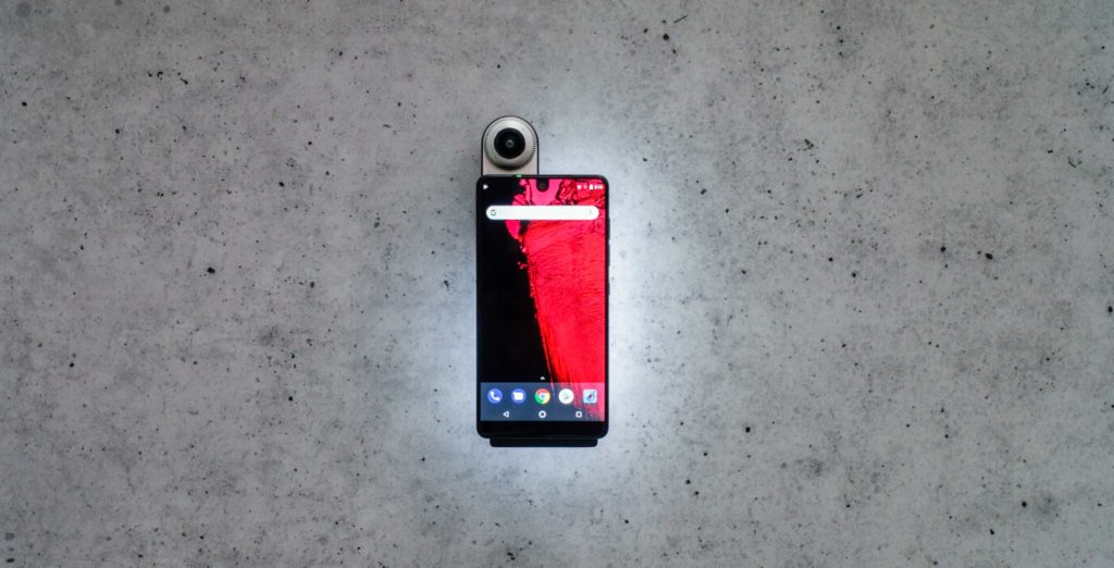 Essential Phone camera update adds portrait mode