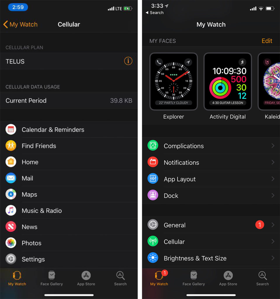 Telus' Apple Watch Series 3 LTE smartwatch data plans are now available