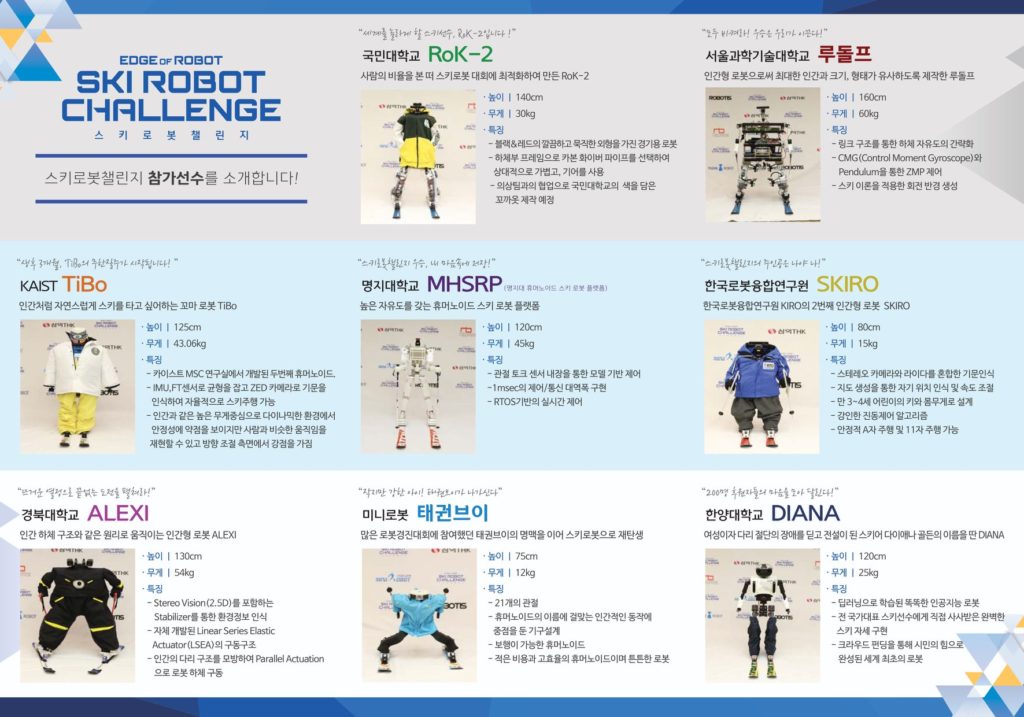 Watch robots attempt to ski at the Winter Olympics