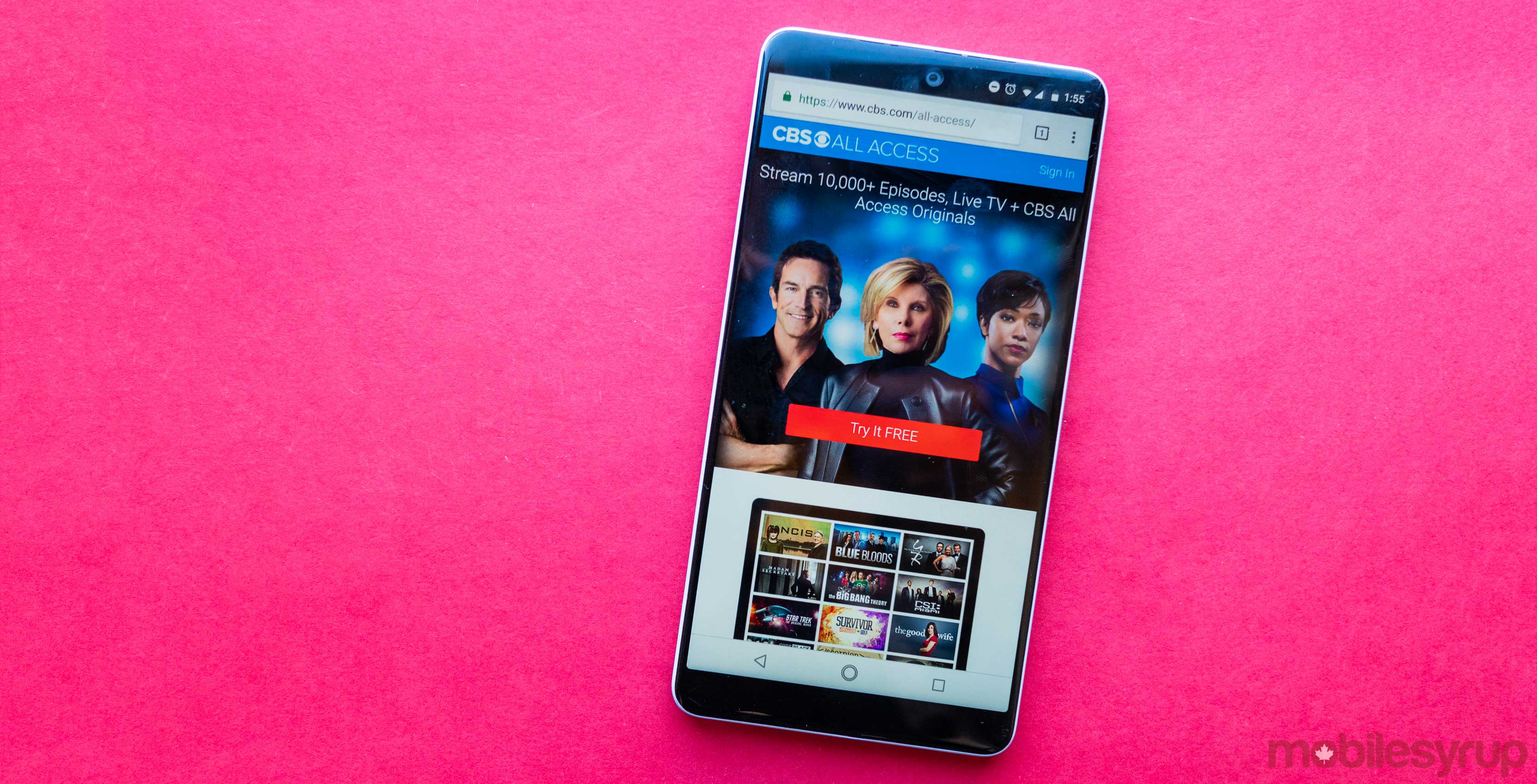 CBS All Access streaming service now on Android TV devices in Canada