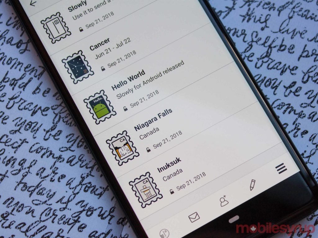Write to pen pals with charming app Slowly [App of the Week]