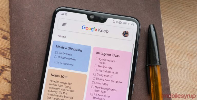 Google Keep is the next app to get Google's modern Material Design