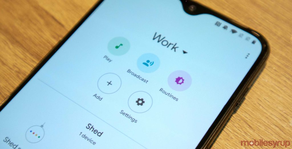 Google Home app now has 'Call Home' button for smart display video calls