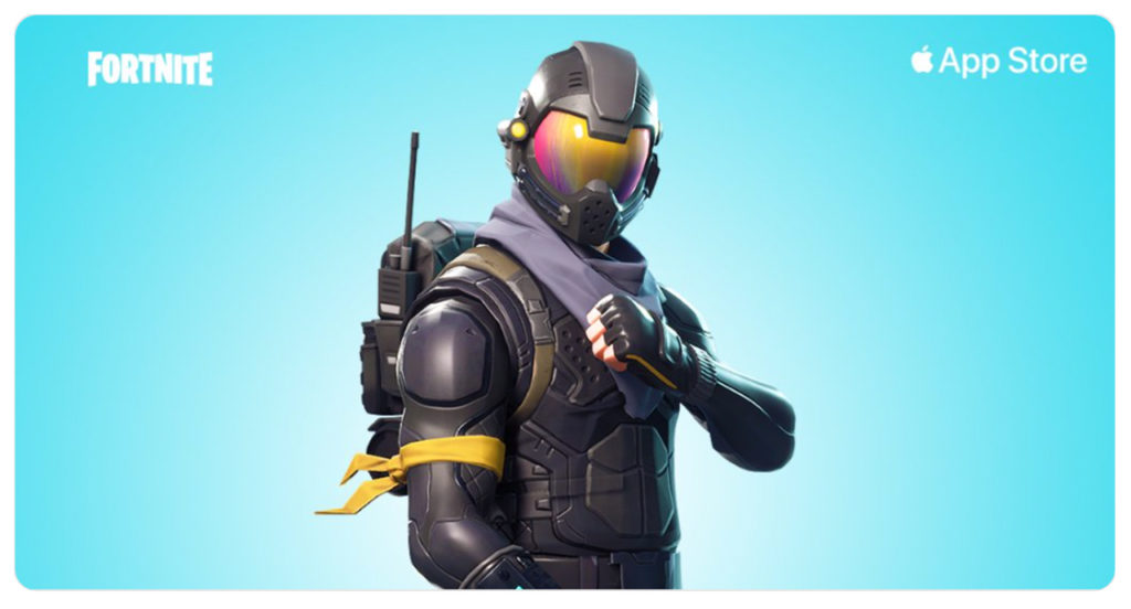 For a limited time get the Fortnite Rogue Agent pack from the App Store