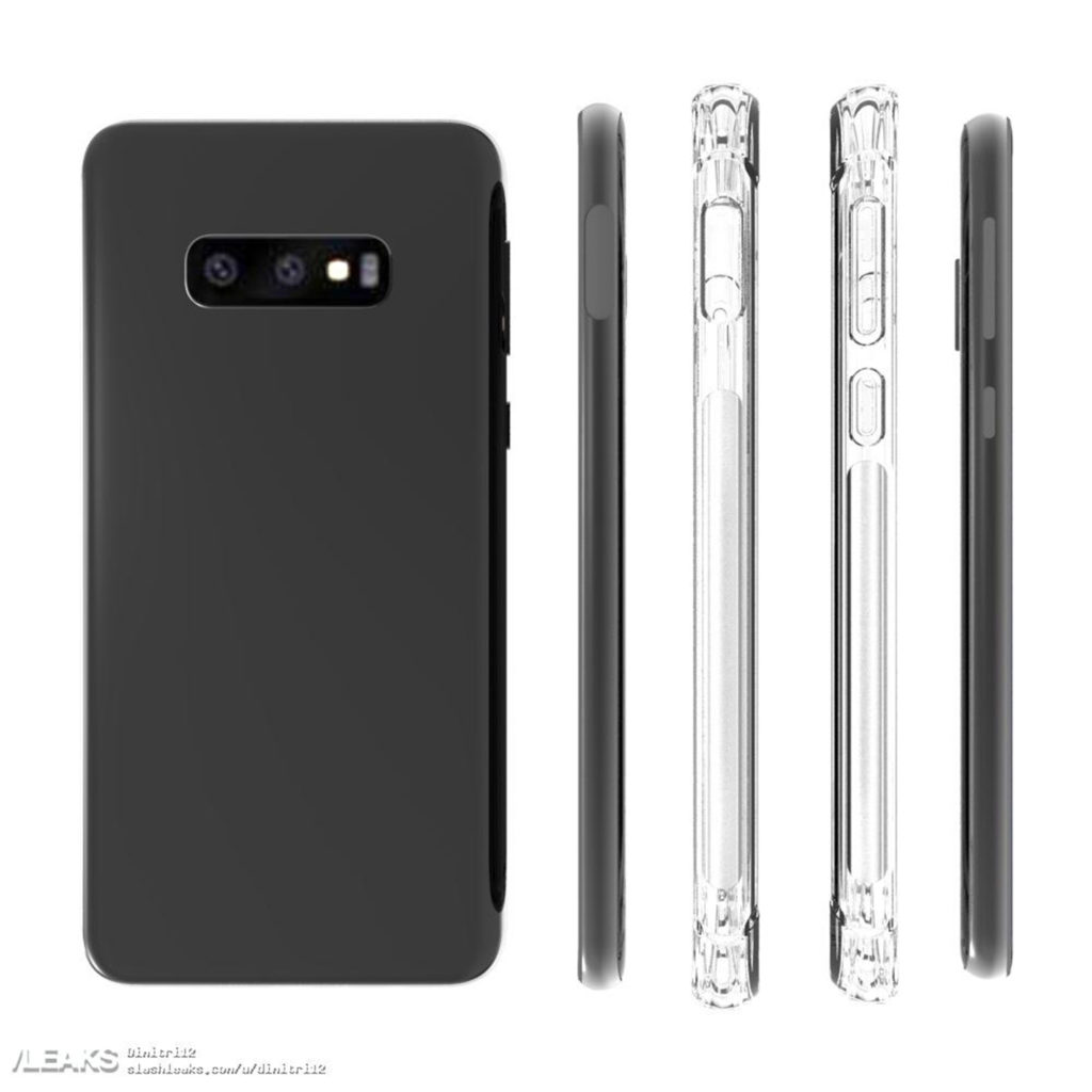 Galaxy S10 Lite case renders show side-mounted fingerprint scanner