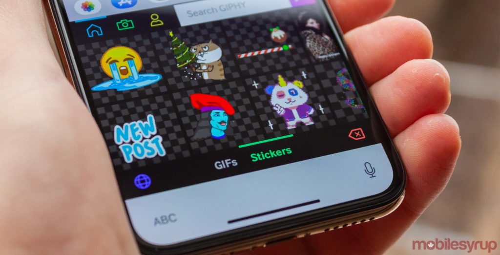 Giphy for iOS update brings custom GIFs, stickers to Apple's Messages app