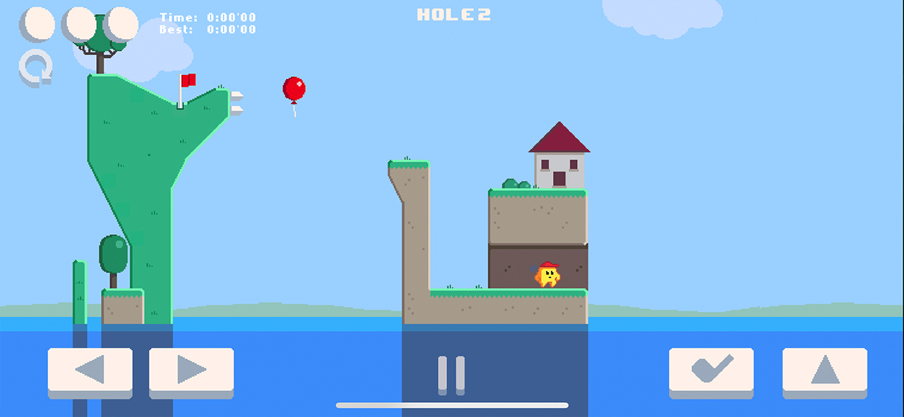 Platformer 'Golf Zero' has you leaping spike pits to get that hole in one