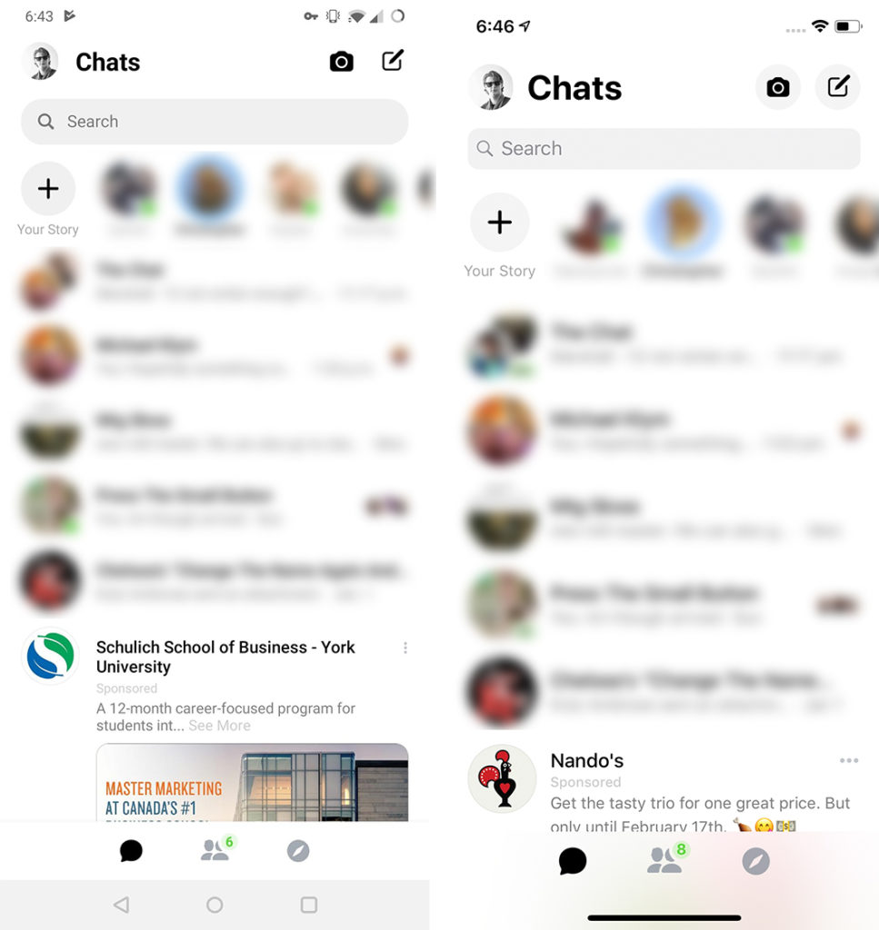 Facebook Messenger's redesign is finally here and people don't like it