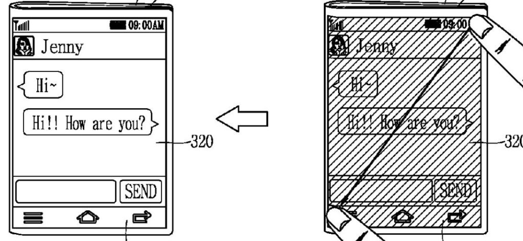 LG patents a foldable smartphone with a transparent display
