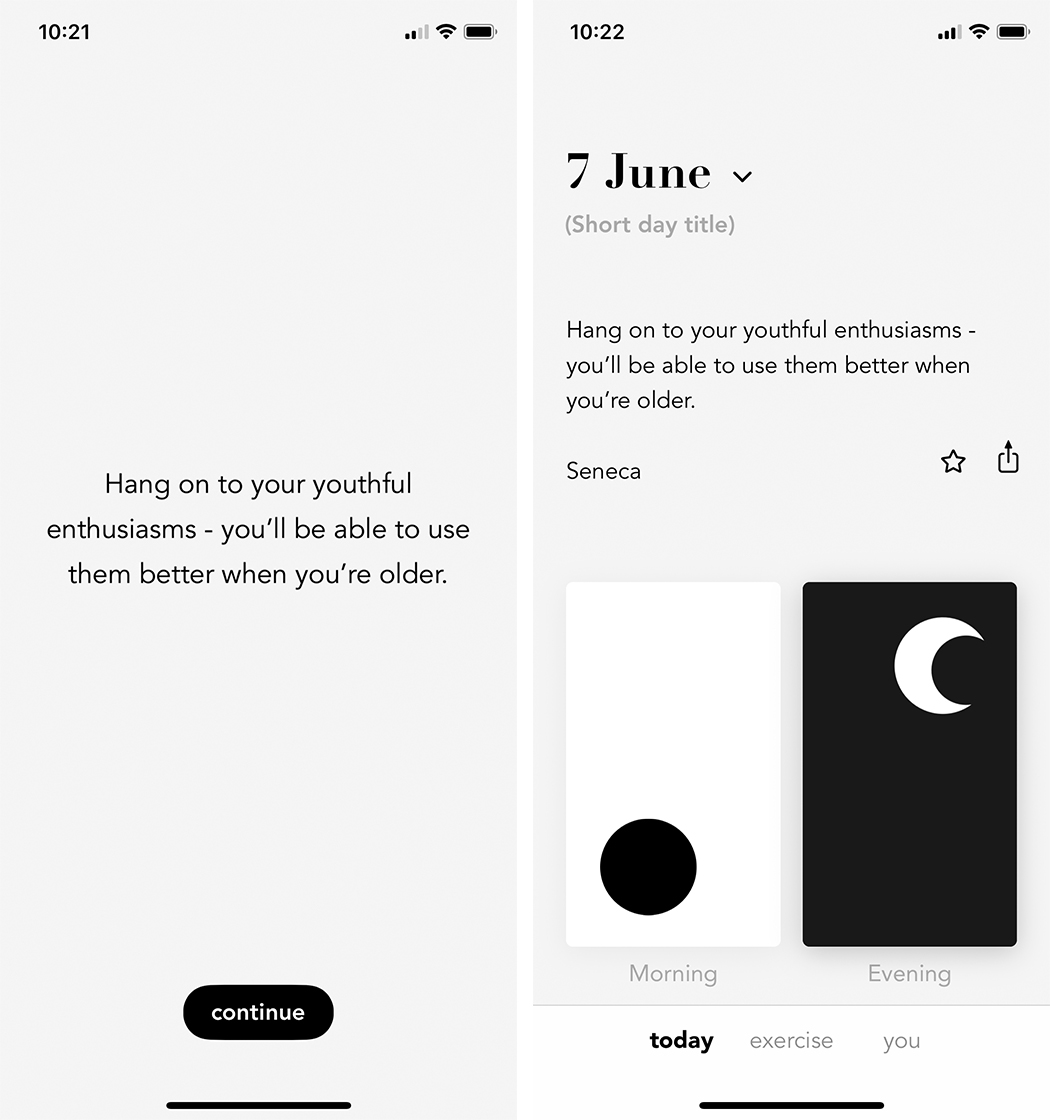 Elegantly designed 'Stoic' makes self-reflection a pleasure