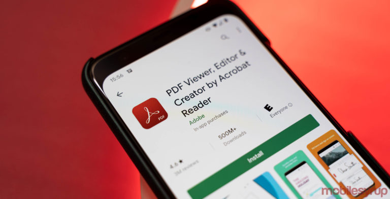 Adobe Acrobat PDF reader hits 500 million installs on Play Store