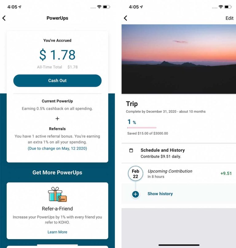 Koho is a digital bank account aimed at helping you budget