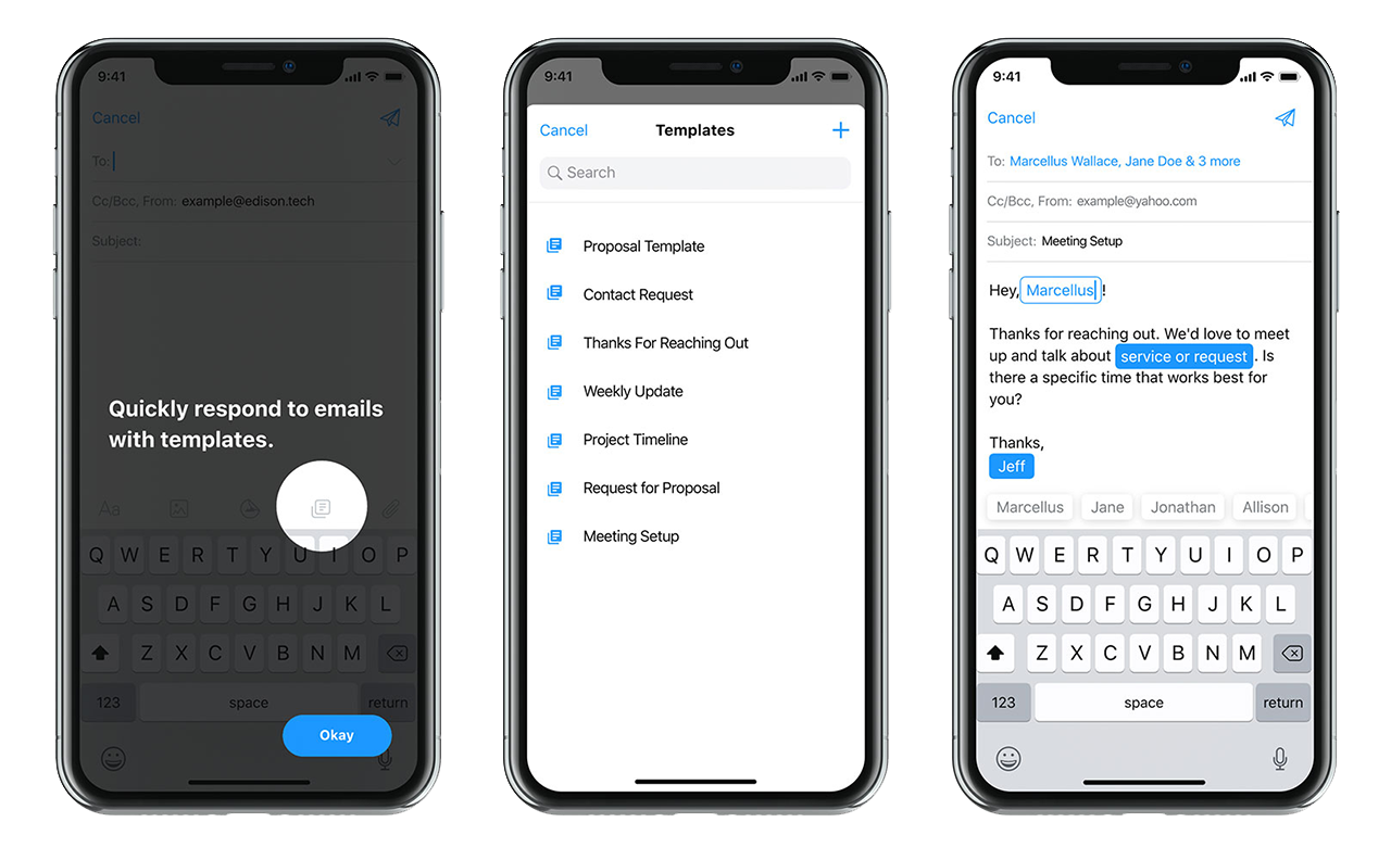 Edison Mail app adds email templates and rich text composer