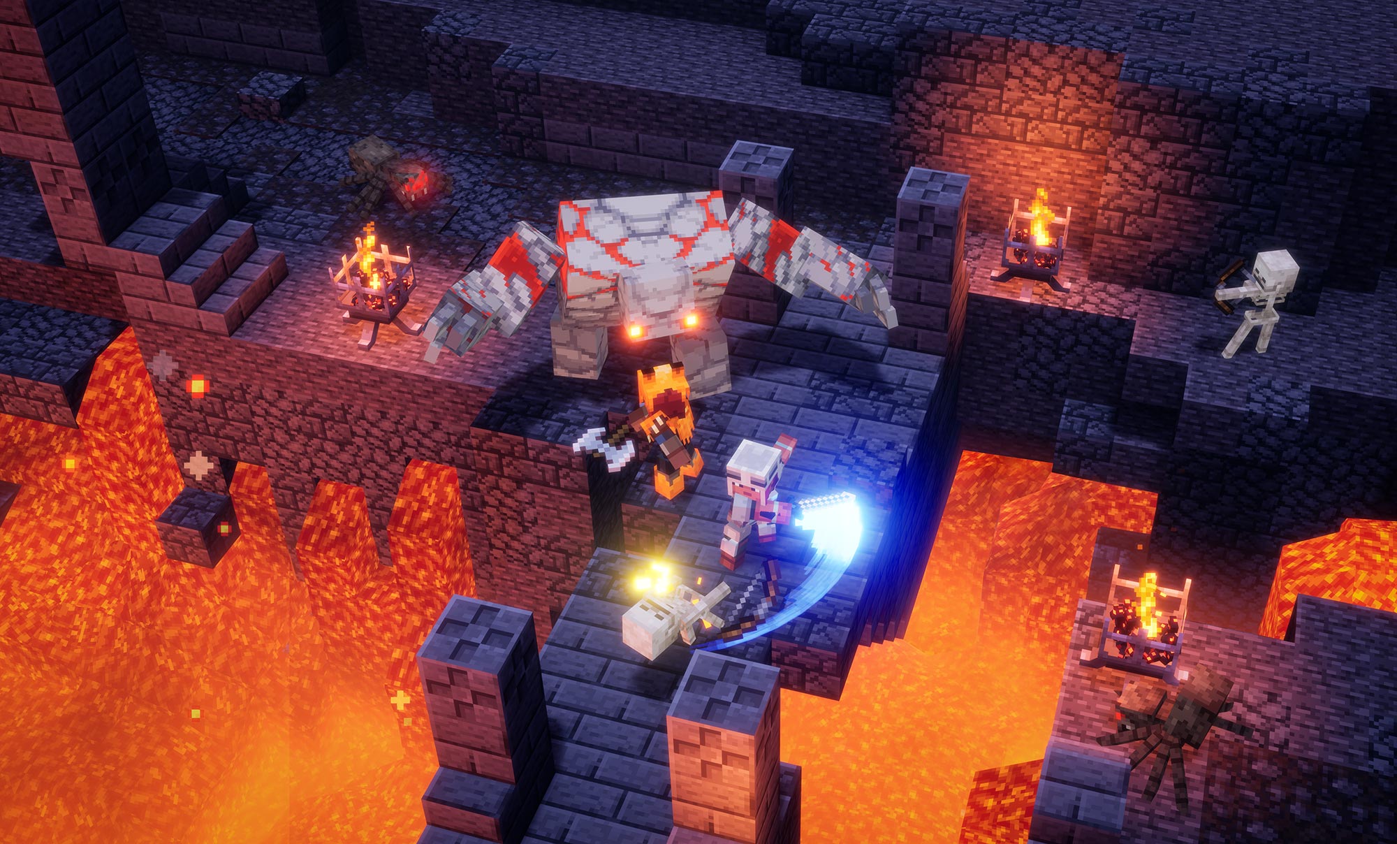Minecraft Dungeons is a great co-operative dungeon crawler