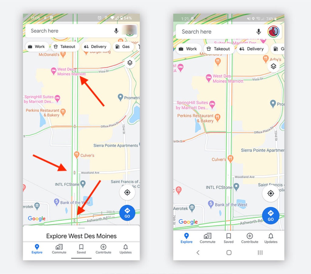 Google Maps test displays traffic lights in some U.S. cities