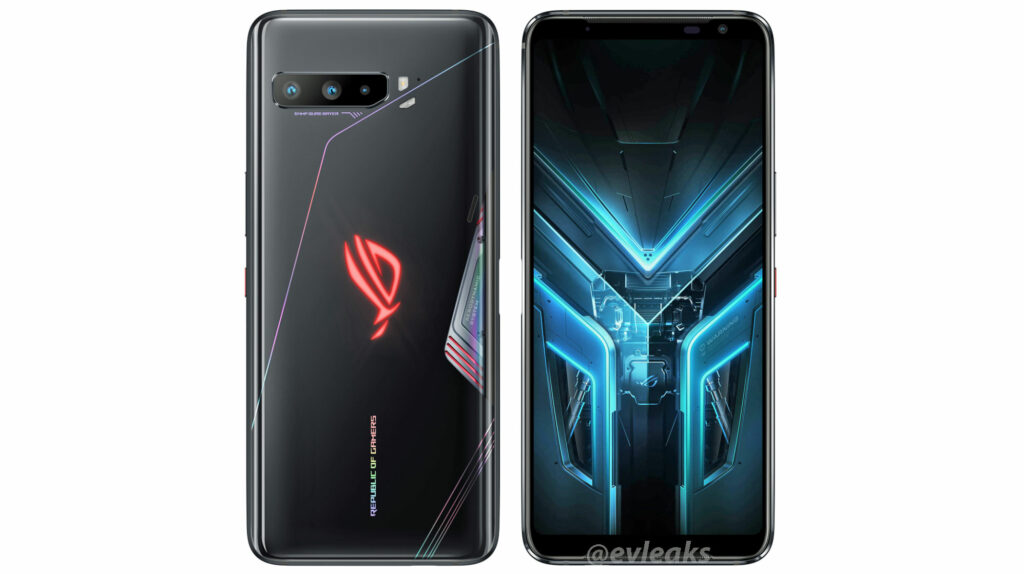 Asus ROG Phone 3 render showcases front and back of handset