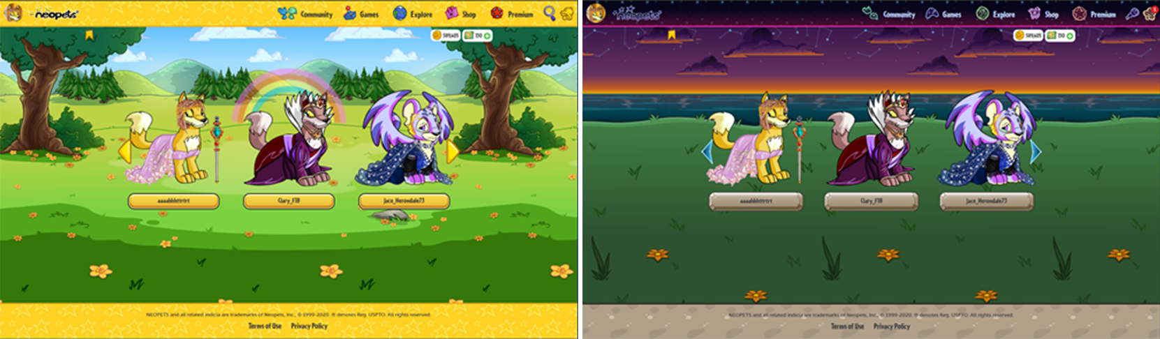 Neopets' new mobile website update brings themes, premium portal