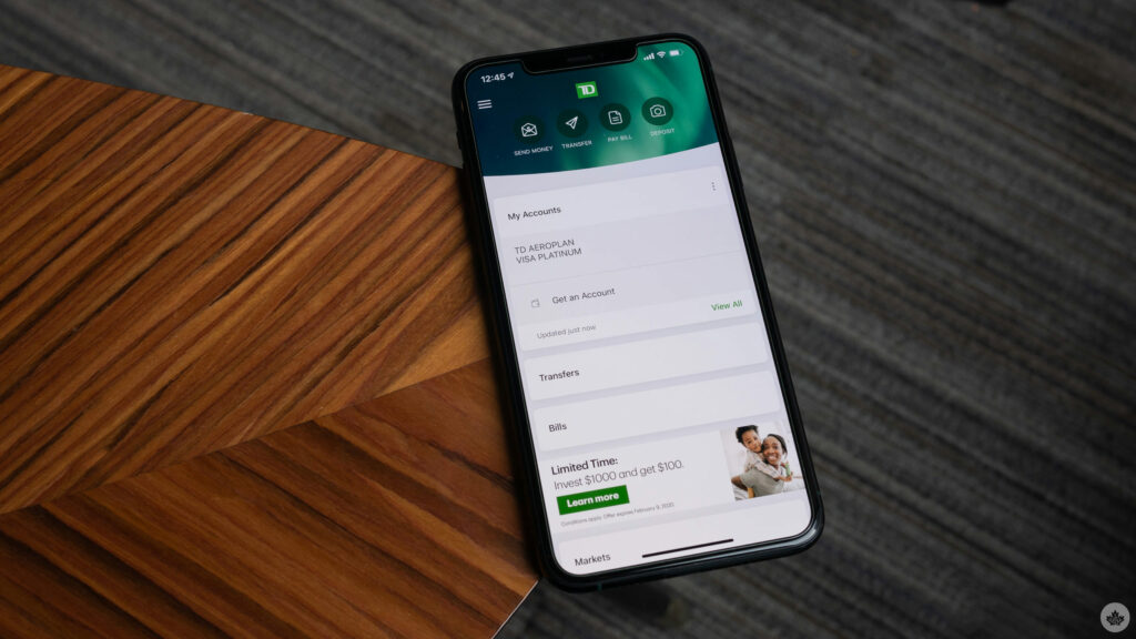 TD brings low balance prediction and more to its mobile banking app