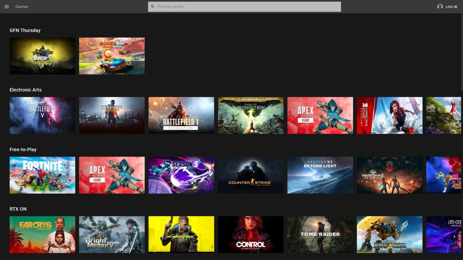 You can now use Nvidia GeForce Now natively on your LG TV