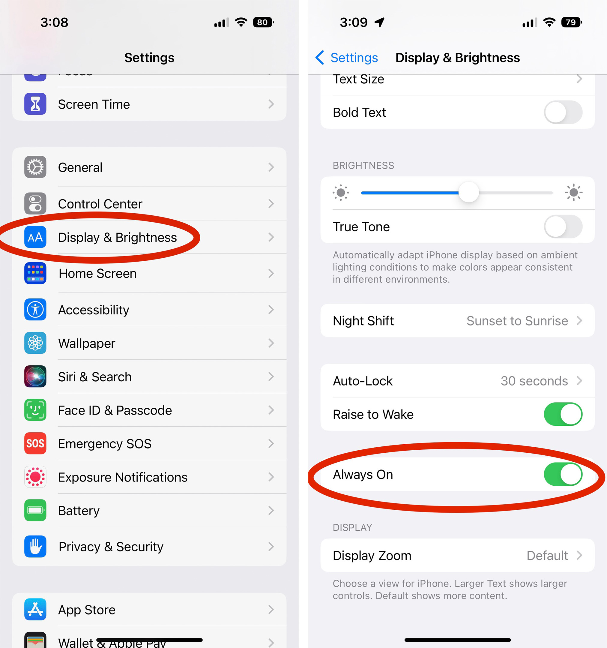 How to turn off the iPhone 14 Pro's always-on display