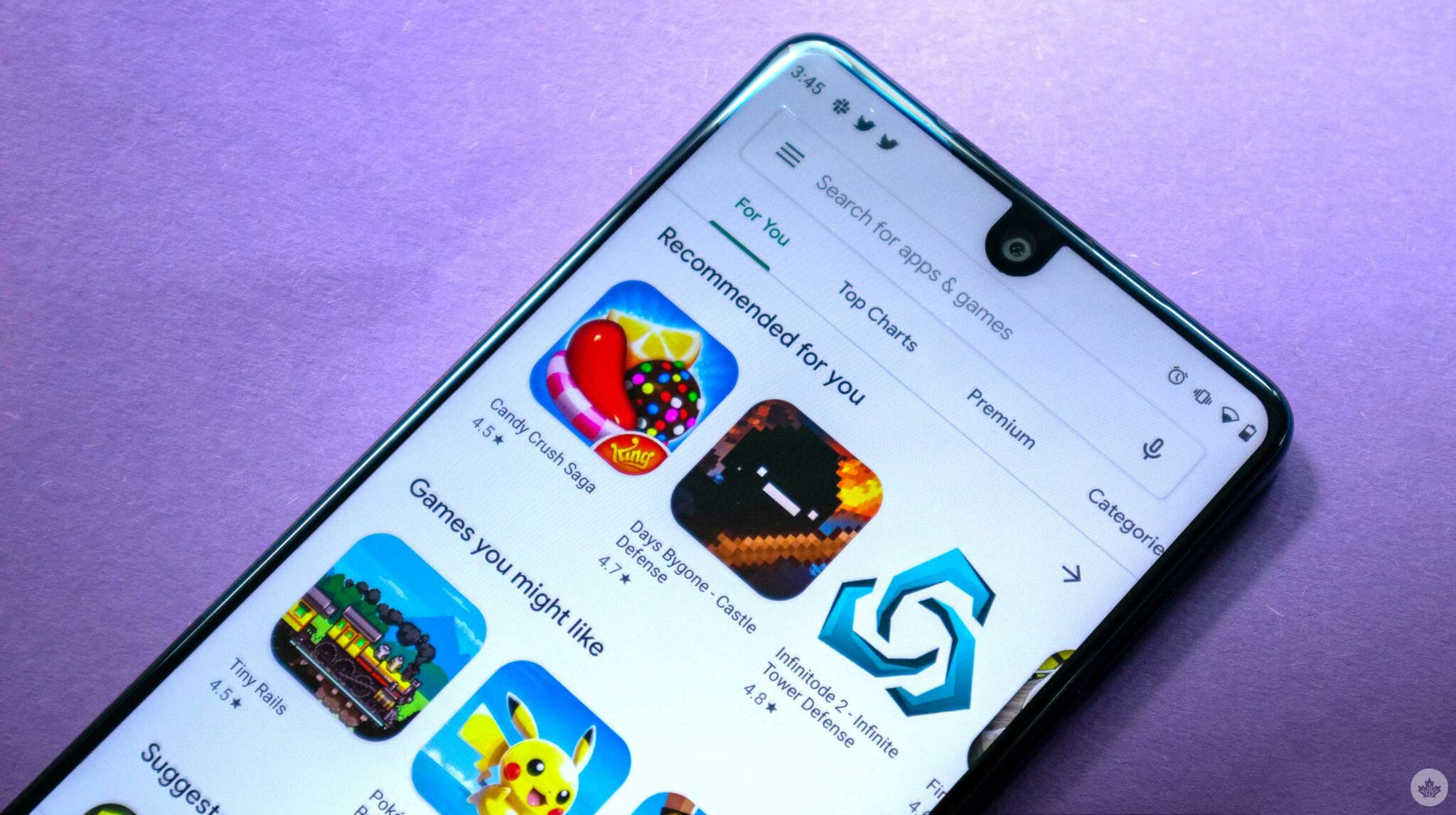 Google is introducing ads in the Play Store Search bar