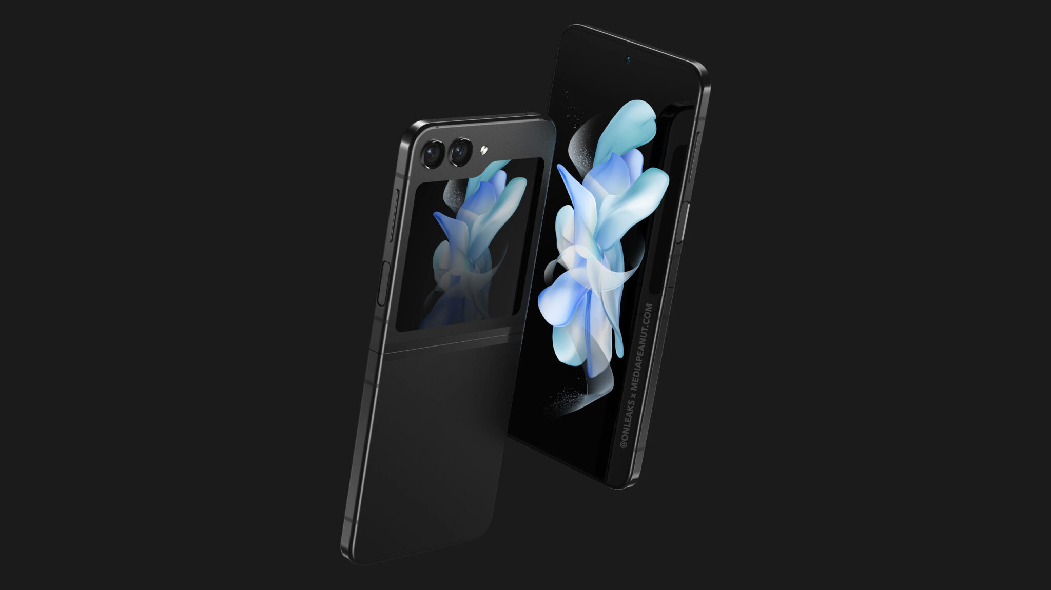 Galaxy Z Flip 5 renders show 'tabbed' outer screen