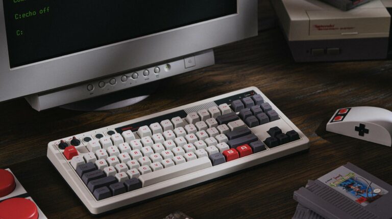 8BitDo announces NES-inspired retro mechanical keyboard
