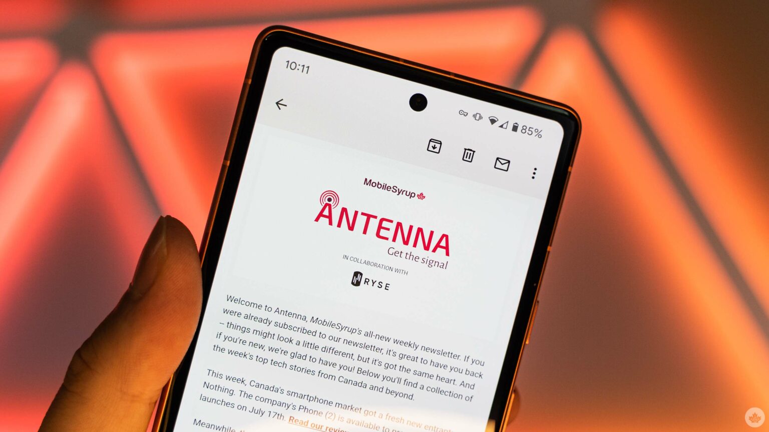 Introducing MobileSyrup's revamped newsletter, Antenna