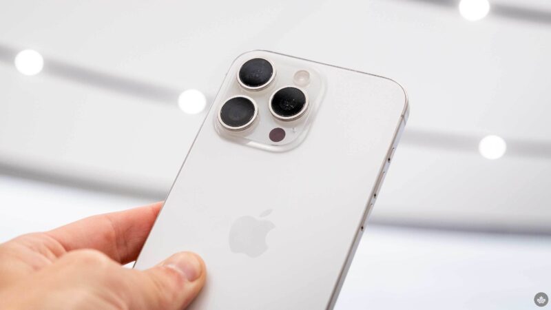 iPhone 15 Pro 128GB variant can record 4K ProRes directly to external ...