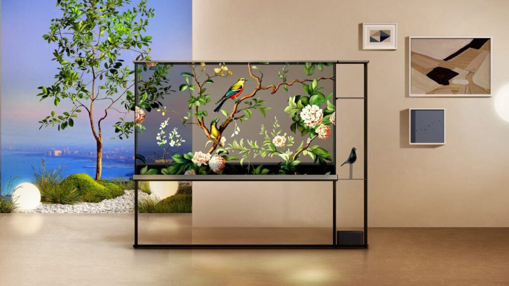 LG reveals wild-looking transparent OLED TV at CES 2024