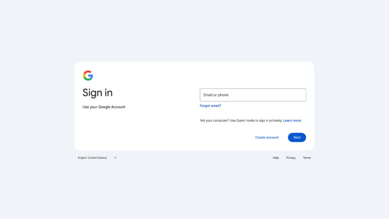 Google drops new login page after teasing it for weeks