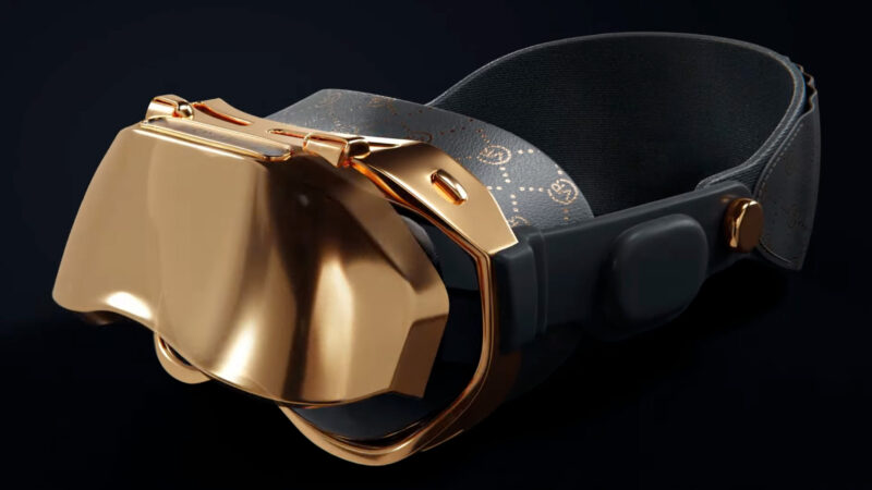 Caviar's $54,000 18-karat gold custom Vision Pro is a tech influencer's ...