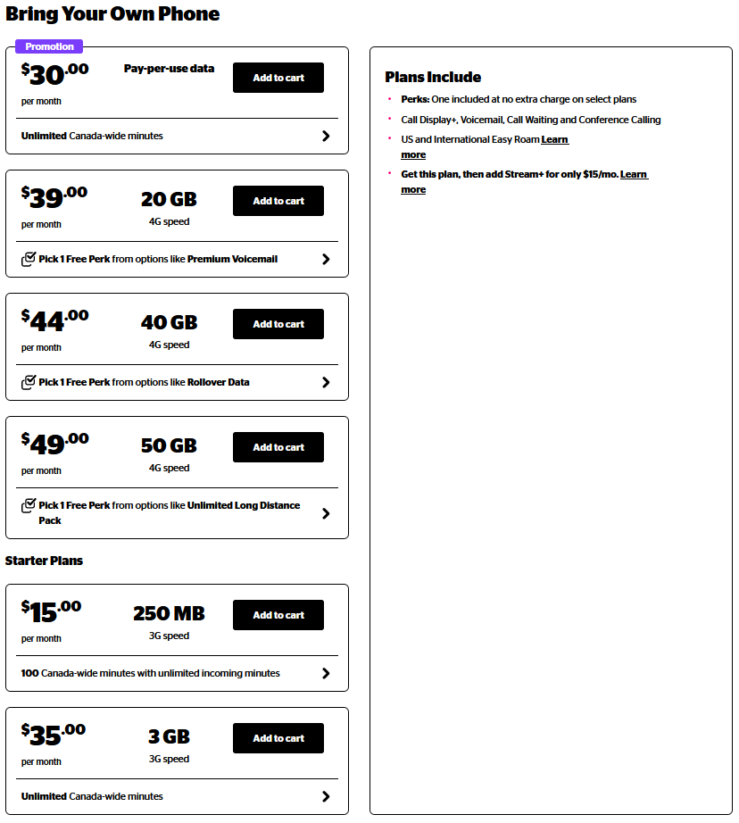 Koodo changes plans, drops 5G options from its website [Update]