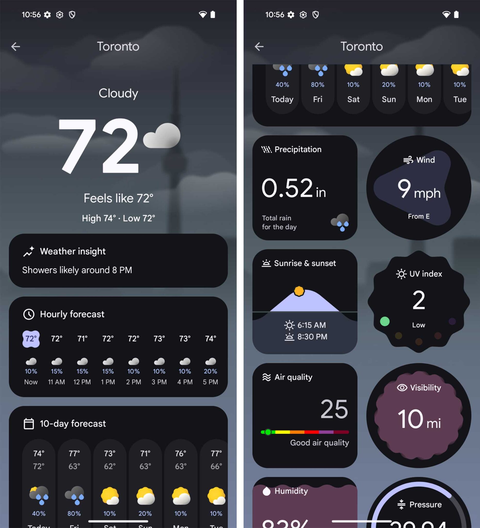 Pixel's Weather app is now available on older Pixel devices