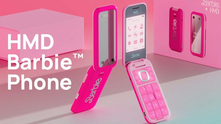 Better late than never: pink Barbie flip phone arrives over a year ...